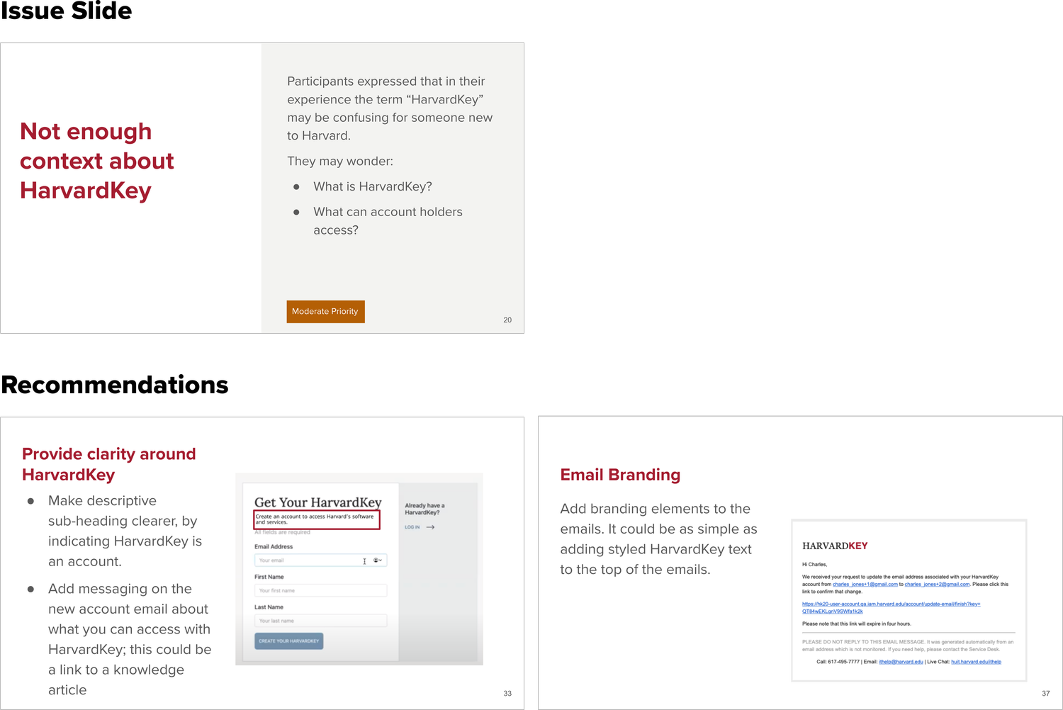 Prototype Testing for HarvardKey 2.0